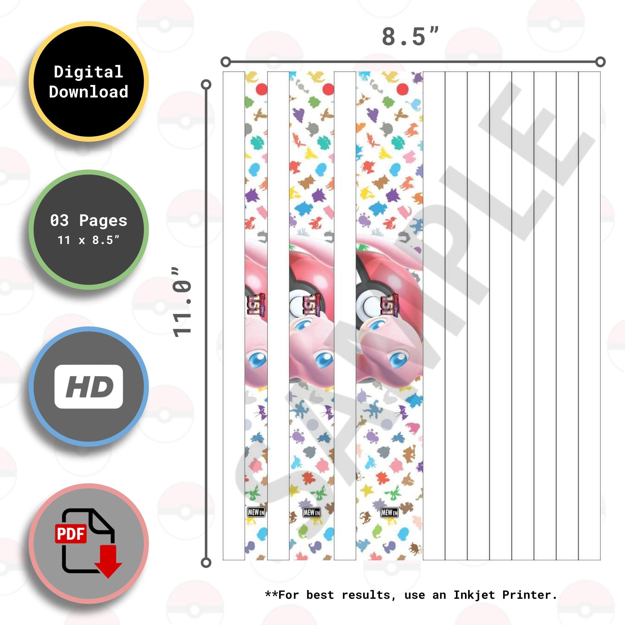 151 | SET | Front + Back Binder Covers | 0.5", 1.0", 1.5" Binder Labels ...