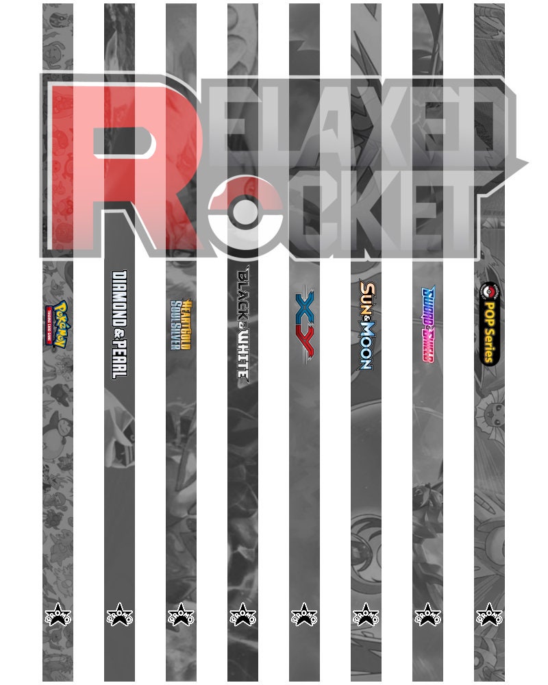 PROMO 0.5" Binder Spine Labels - Pokemon TCG - Organize Pokemon Cards ...