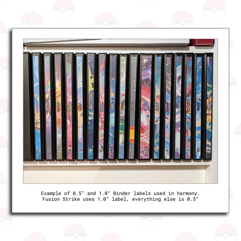 XY Series 1" Binder Spine Labels - Pokemon TCG - Organize Pokemon Cards ...