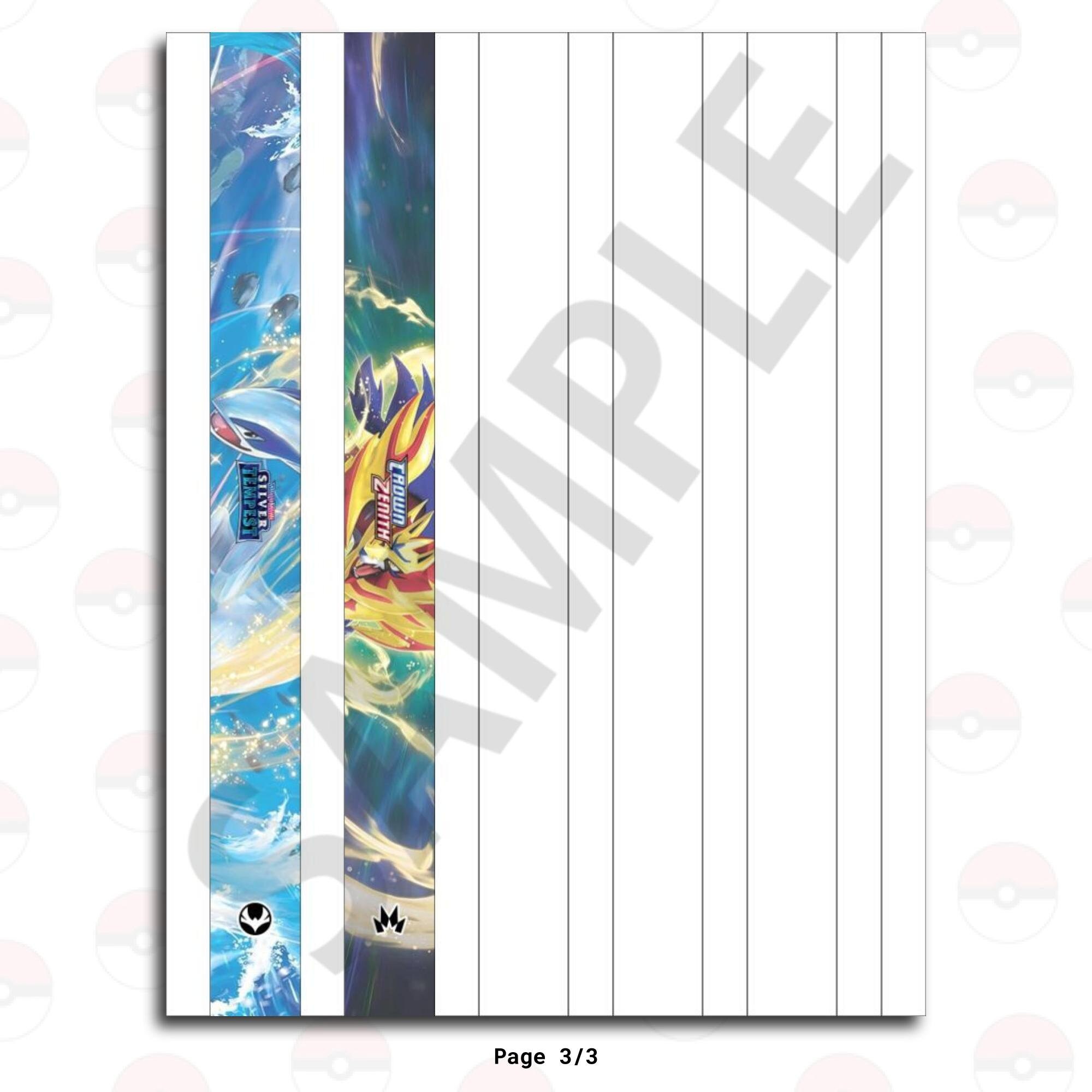 Sword & Shield Series 1 Binder Spine Labels Pokemon - Etsy Australia