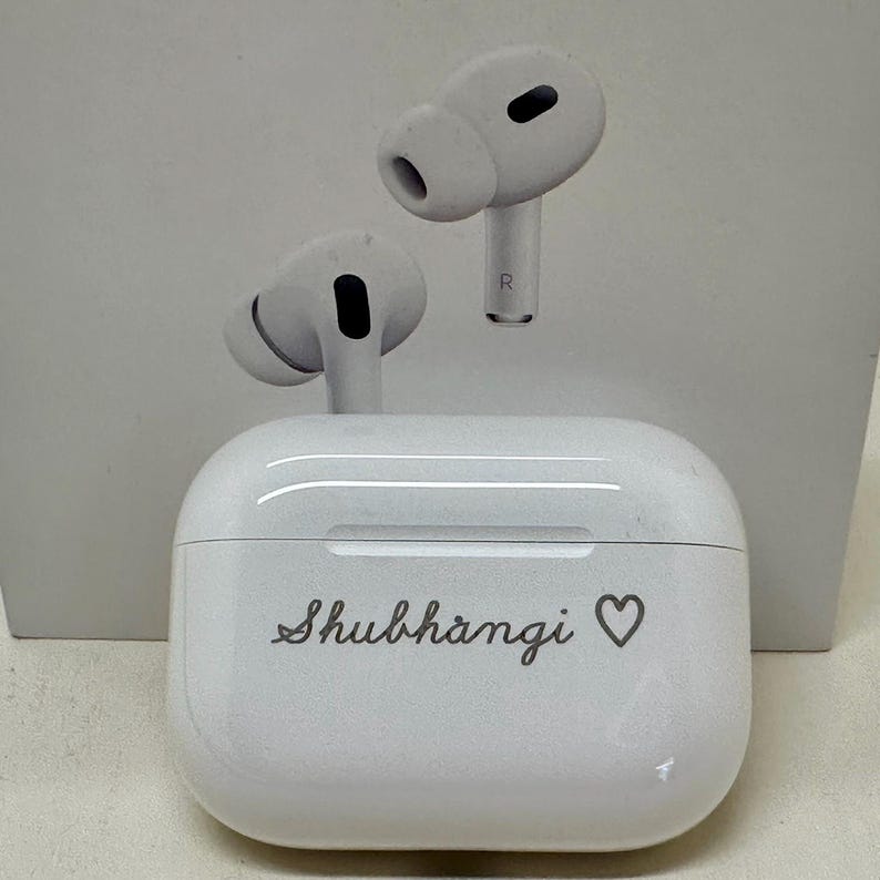 Custom Engraved AirPod Pro 3 Headphones: Laser Personalized Apple ...
