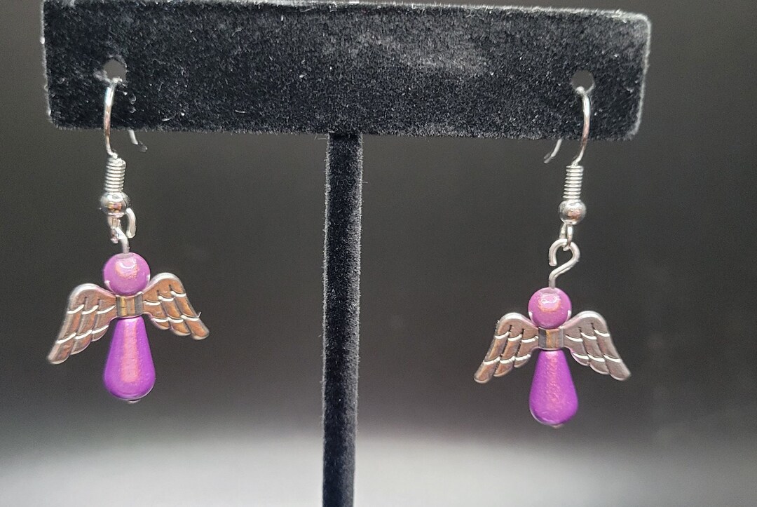 Metallic Teardrop Angel - Etsy