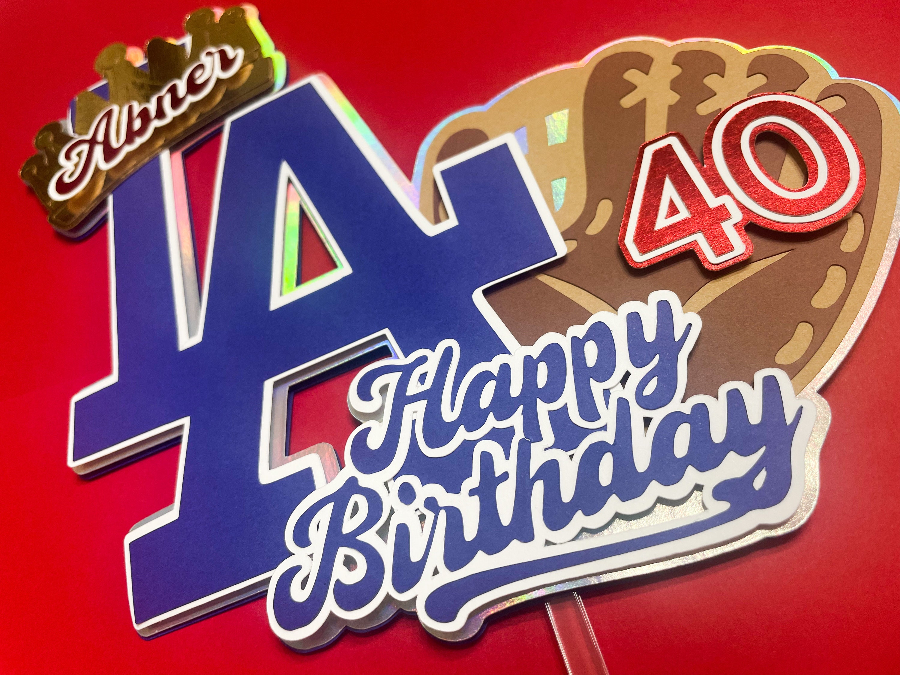 Baseball Cake Topper Dads Cake Topper Sport Cake Topper - Etsy