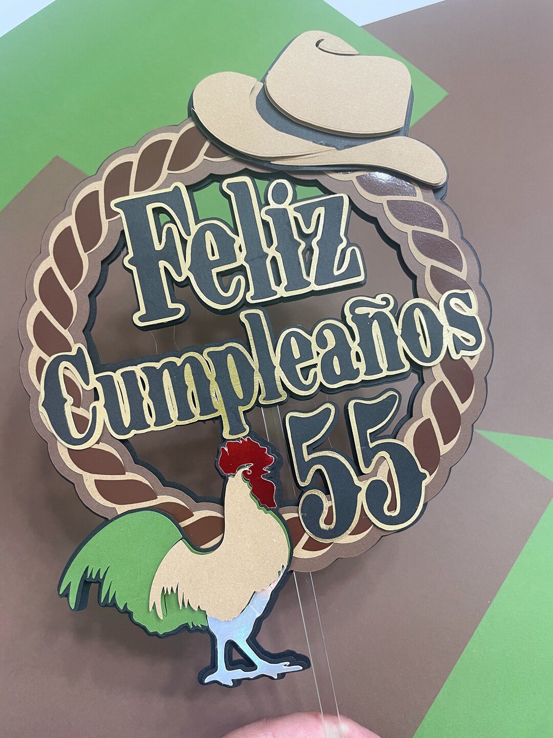 Dad Cake Topper Father Cake Topper Gallo Cake Topper Rancho Cake Topper ...