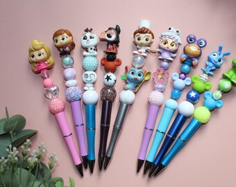 Beaded Doorables Pens Toy Story Pens - Etsy