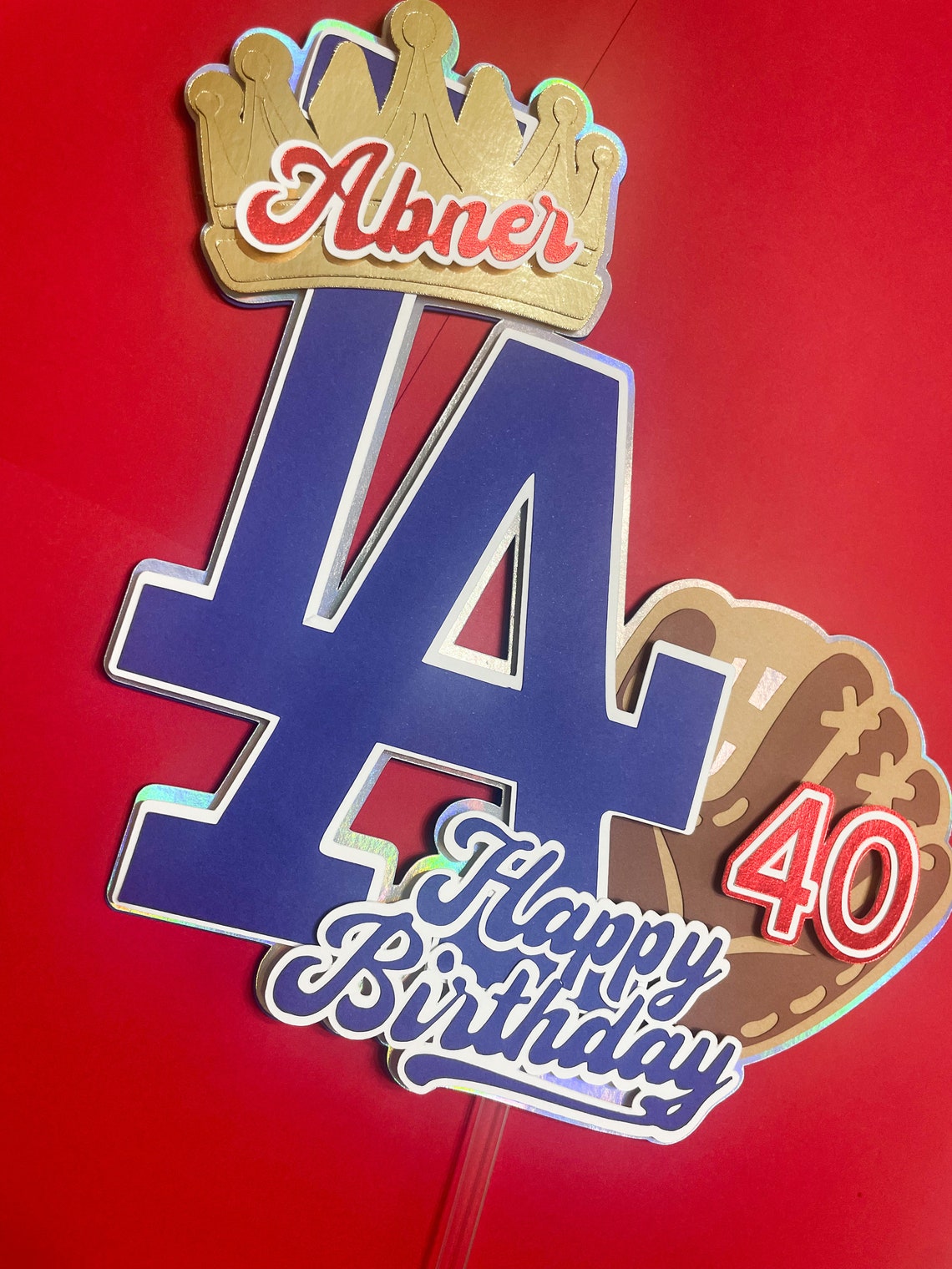 Baseball Cake Topper Dads Cake Topper Sport Cake Topper - Etsy