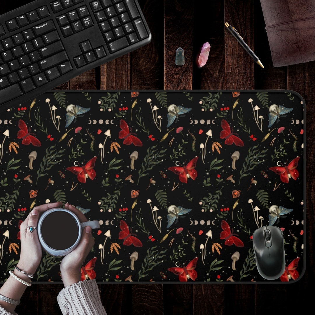 Desk Mat Aesthetic, Desk Mat Witchy, Dark Cottagecore, Witchy Gifts ...