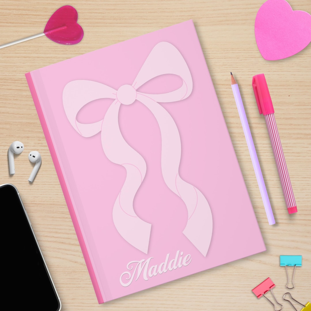 Coquette Journal, Custom Aesthetic Journal, Preppy Stuff for Girls ...
