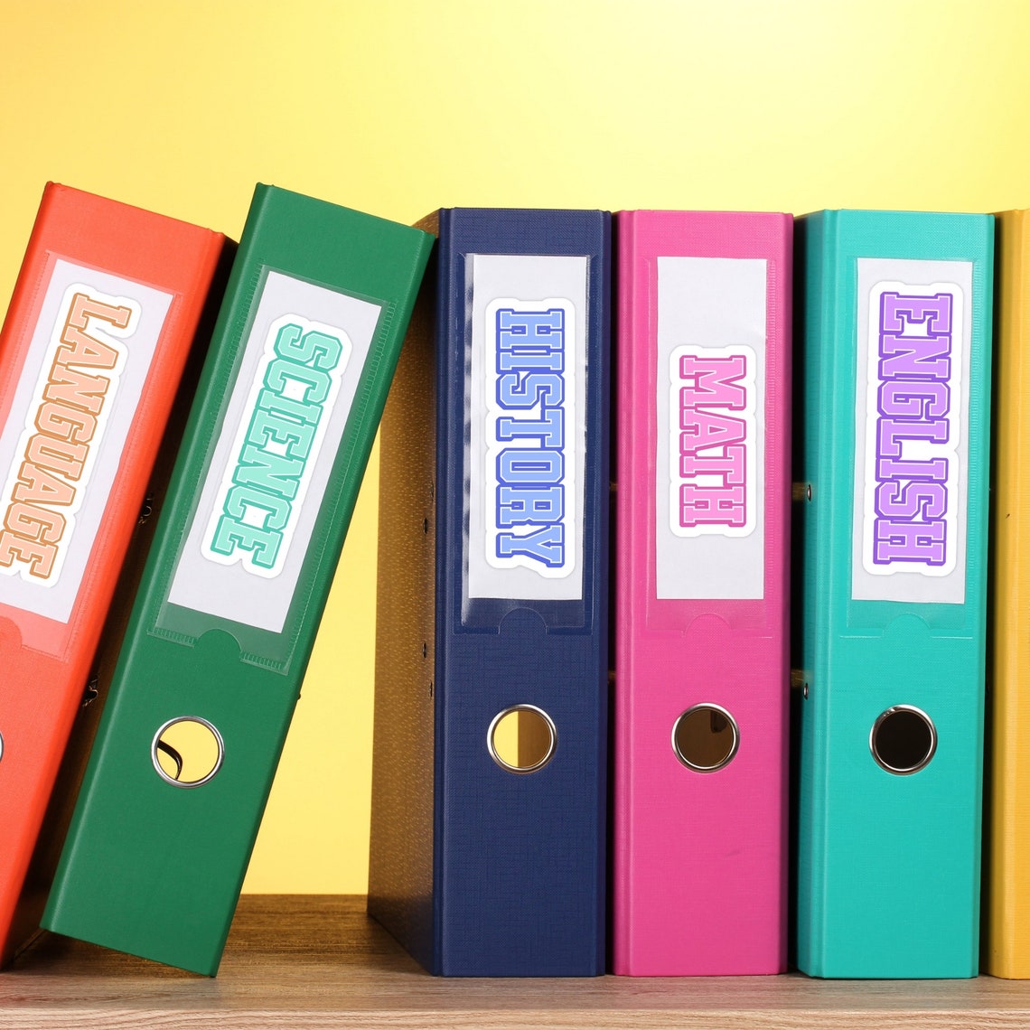 School Subject Stickers, Binder Stickers, School Subject Label ...