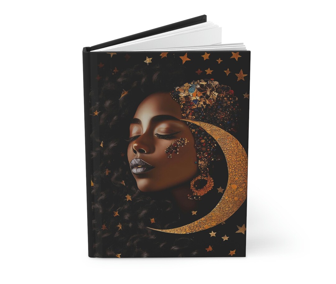 Witchy Journal, Witchy Notebook, Moon Goddess Journal, Lined Hardcover ...