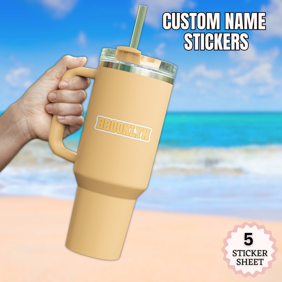 Custom Name Stickers, Aesthetic Name Decal, Vinyl Name Decal ...