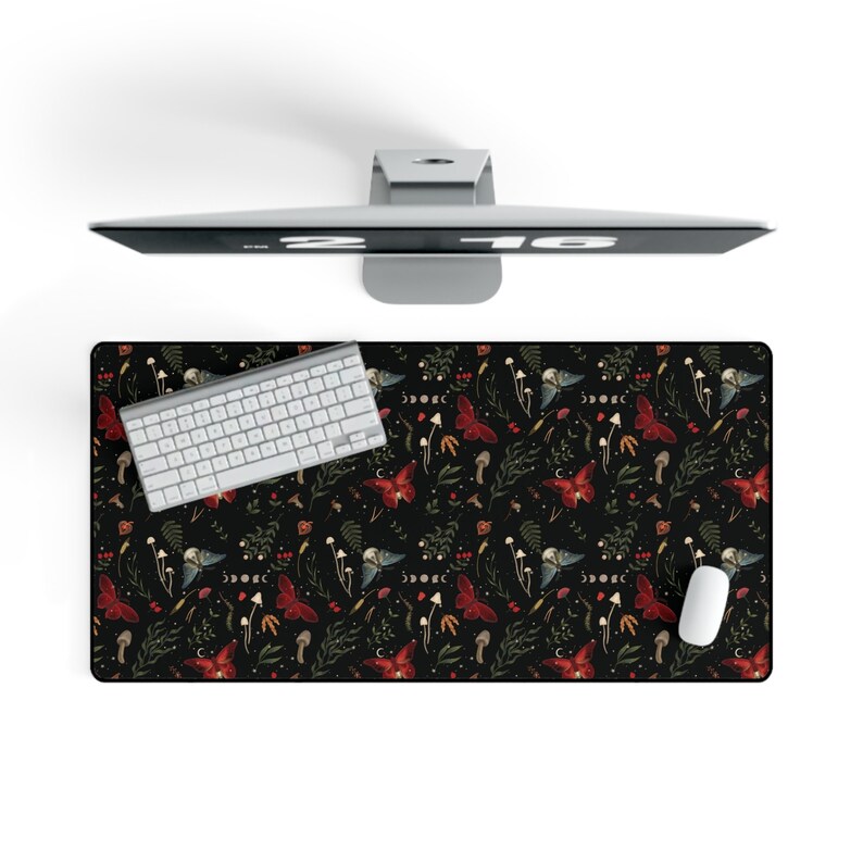 Desk Mat Cottagecore, Dark Witchy, Desk Mat Aesthetic, Witchy Gifts ...