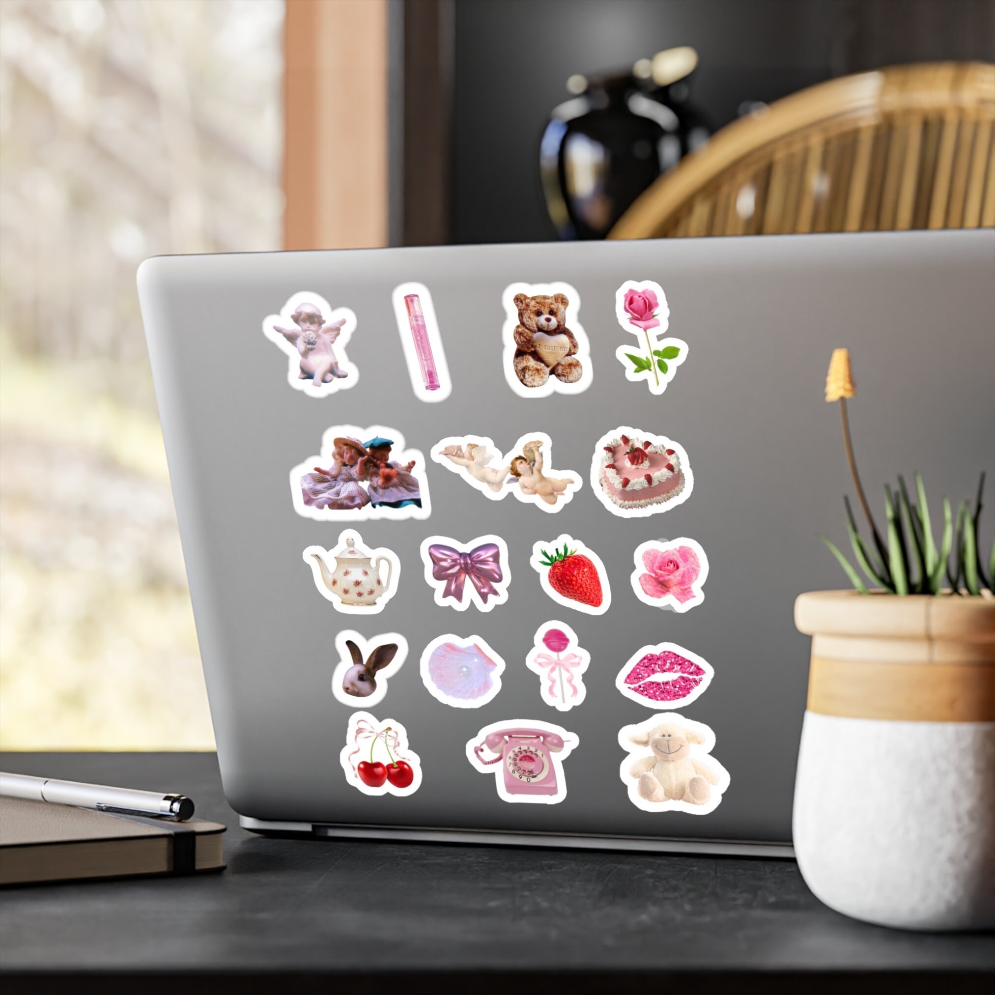 Coquette Stickers, Aesthetic Stickers for Water Bottle, Aesthetic ...