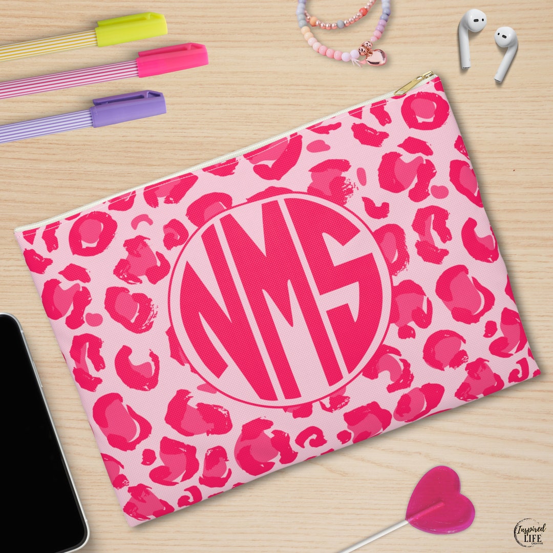 Preppy Pencil Case, Monogram, Preppy Pencil Pouch, Preppy School ...