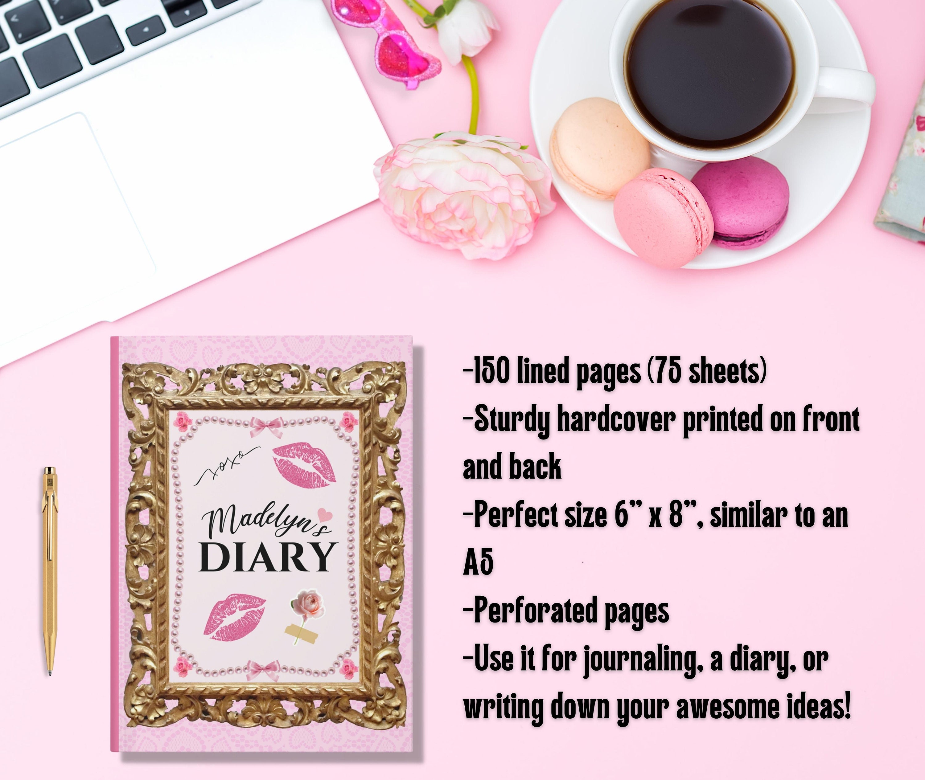 Coquette Diary, Coquette Journal, Coquette Stationary, Coquette ...