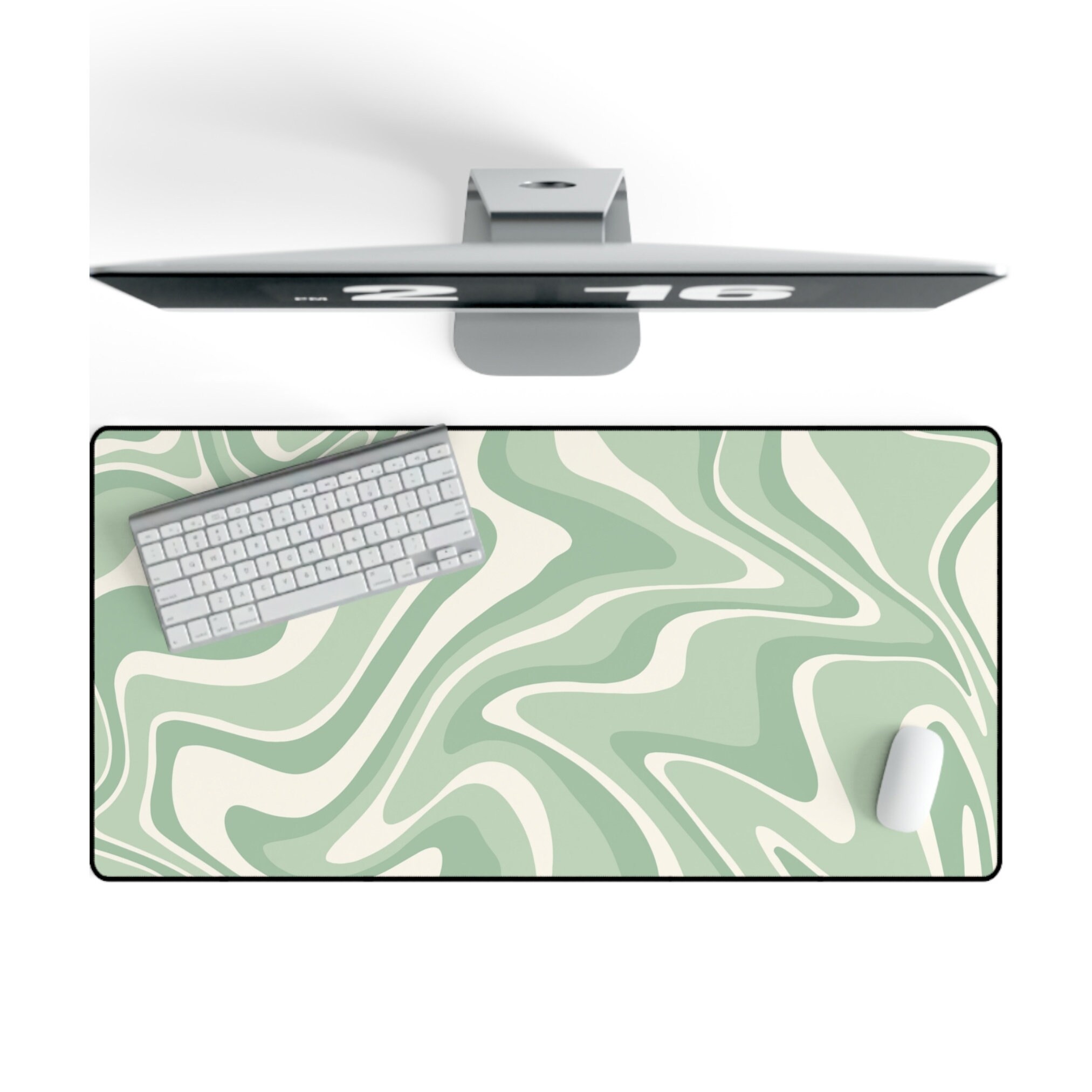 Desk Mat Aesthetic Desk Mat Green Desk Mat Retro Desk Mat - Etsy