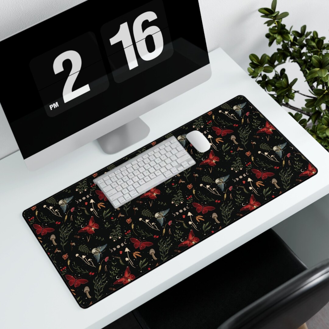 Desk Mat Cottagecore Dark Witchy Desk Mat Aesthetic Witchy - Etsy
