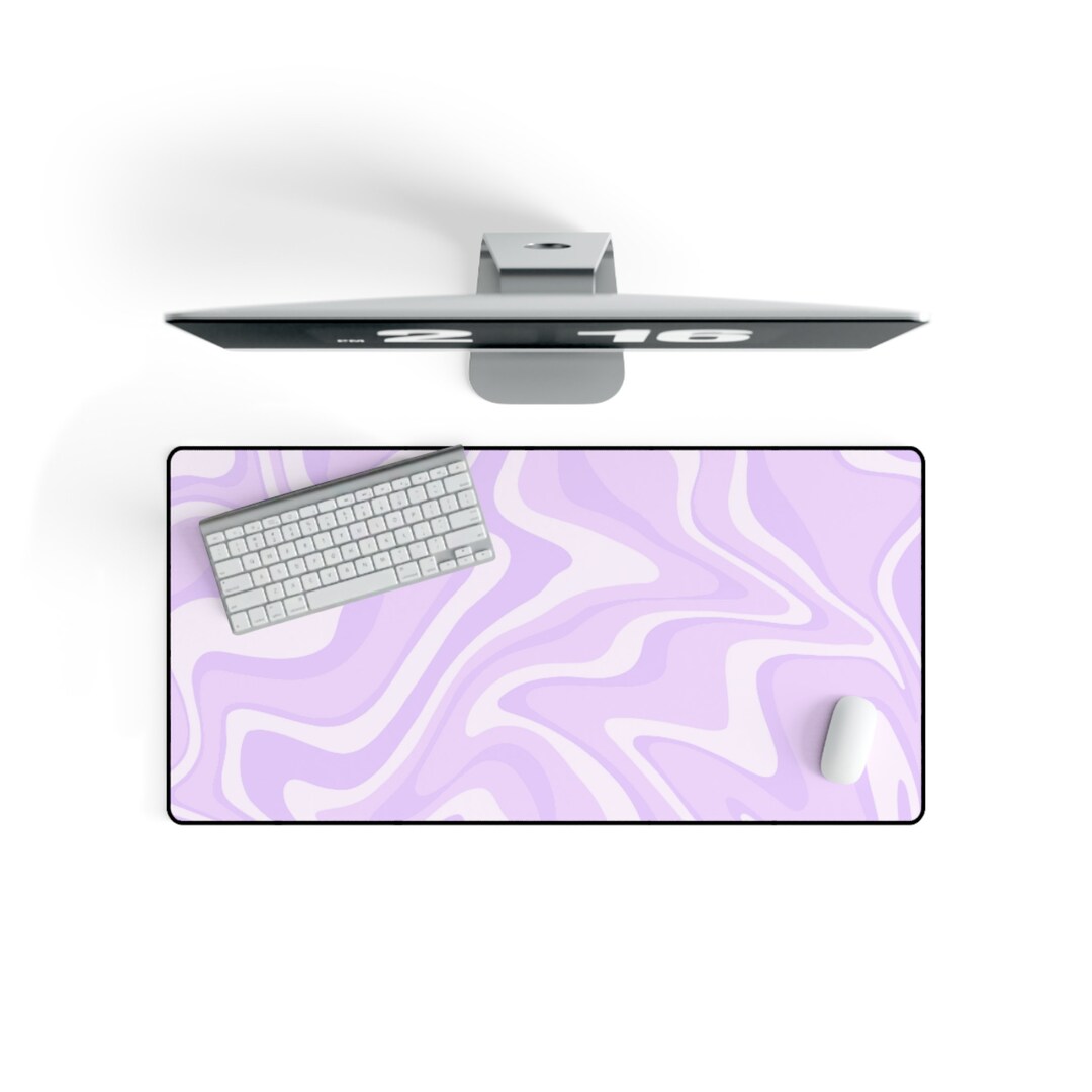 Purple Desk Mat, Desk Mat Aesthetic, Desk Mat Pastel, Desk Mat Cute ...
