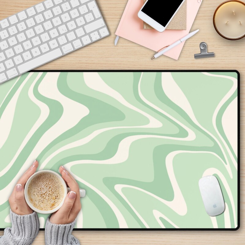 Green Desk Mat - Etsy