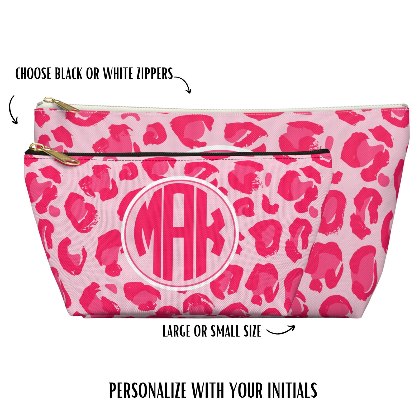Personalized Pencil Case, Preppy Monogram Pencil Case, Preppy Pencil ...