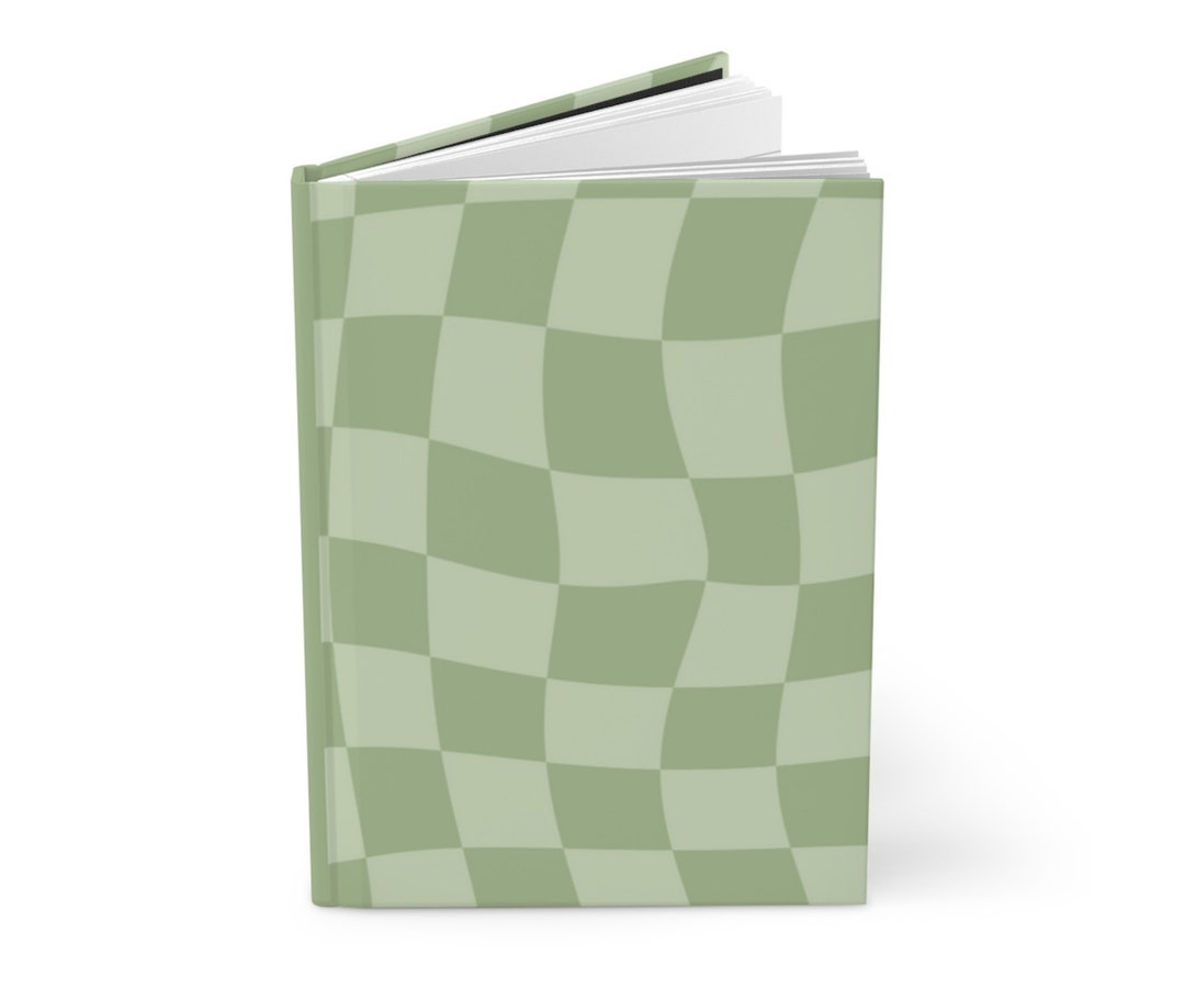 Aesthetic Journal, Checkered Journal, Hardcover Journal, Lined Paper ...