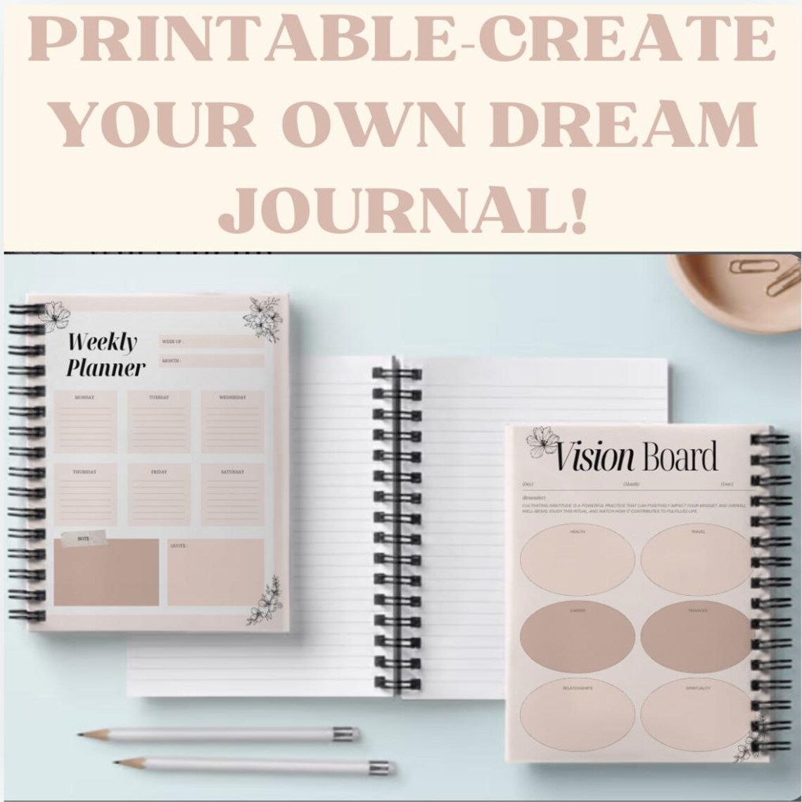 DIGITAL LIFE PLANNER, Downloadable Journal, Daily Journal, Habit ...