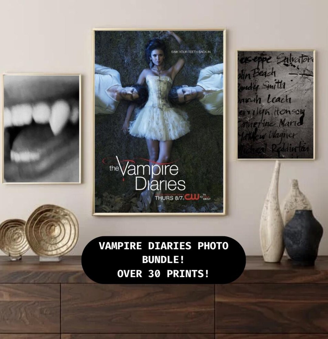 30+ VAMPIRE DIARIES Themed Photos! Dark and Mystical Prints Perfect for ...