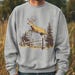 Whitetail Deer Cottagecore Graphic Design on Heavy Blend Crewneck ...
