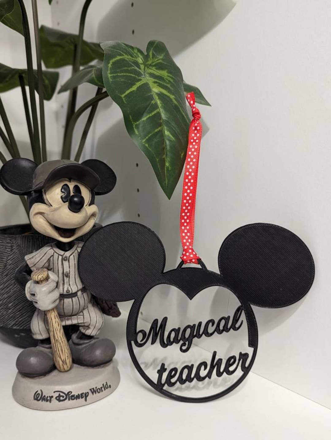 Mickey Mouse Inspired Magical Teacher Hanging Plaque, Best Teacher Gift ...