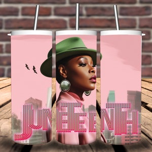 Juneteenth Pink and Green Sisterhood Tumbler Wraps Bundle - 5 Wraps - Etsy