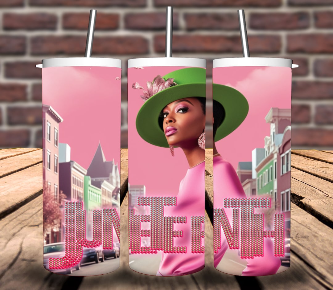 Juneteenth Pink and Green Sisterhood Tumbler Wraps Bundle - 5 Wraps - Etsy