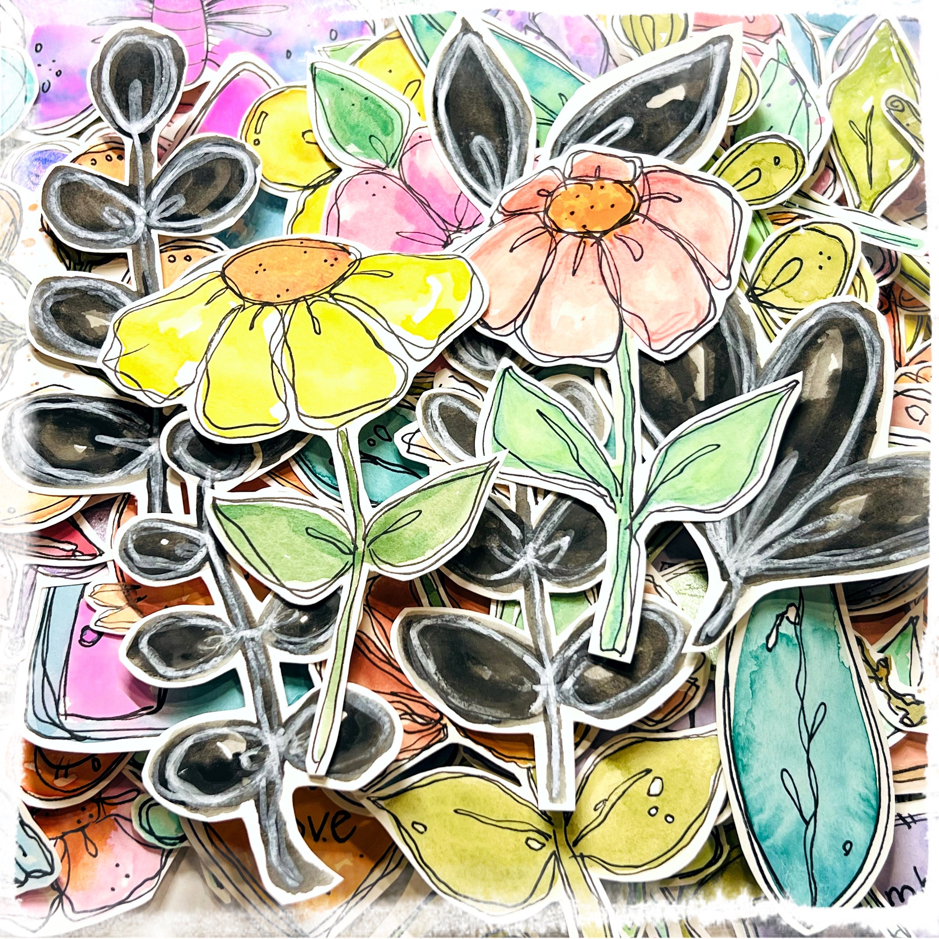 Junk Journal Ephemera Bundle, Collage Fodder, Handmade Scrapbook ...