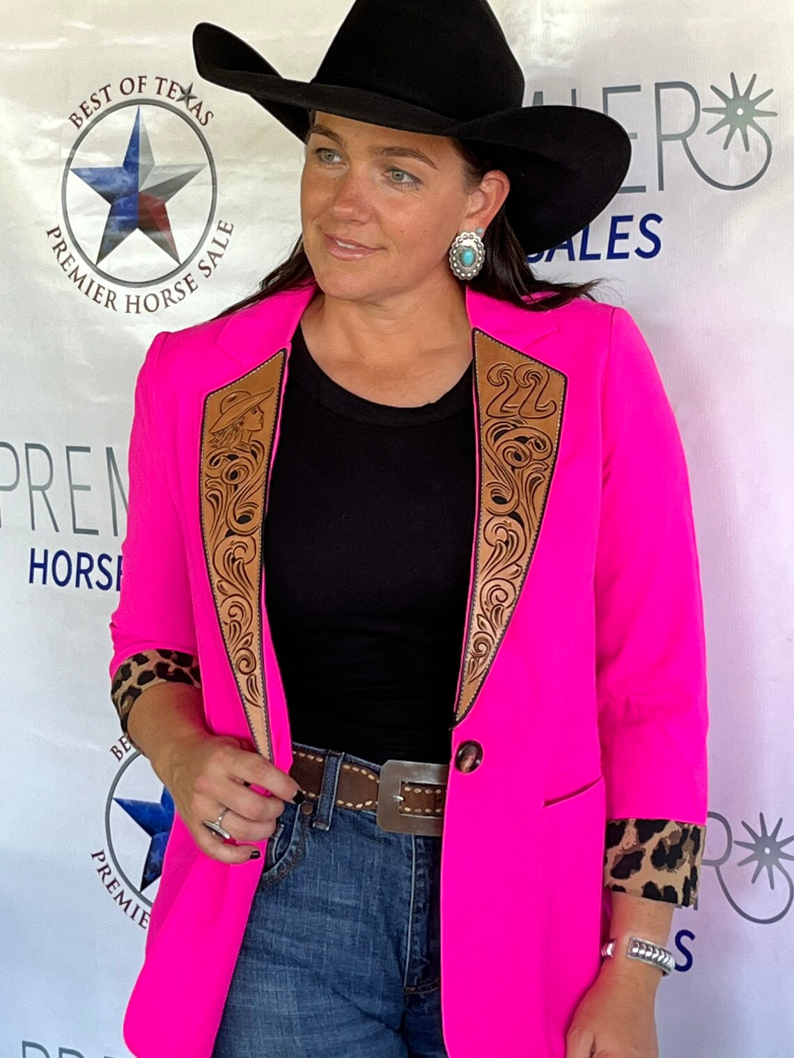 Custom Tooled Leather Blazer Lapels - Etsy