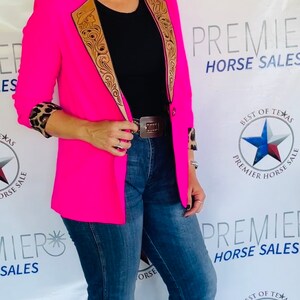 Custom Tooled Leather Blazer Lapels - Etsy