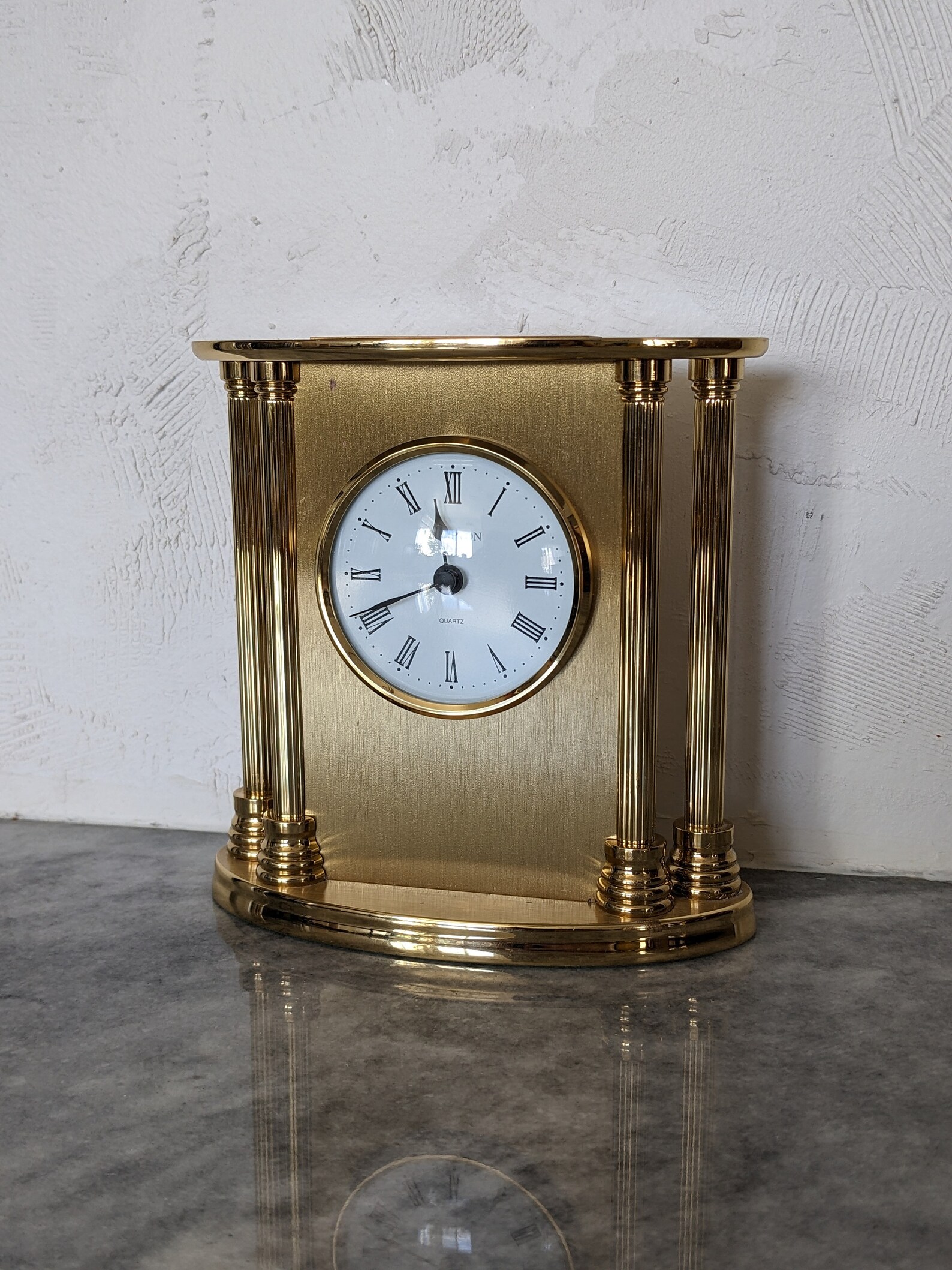 Hampton Quartz Vintage Mantle Clock - Etsy