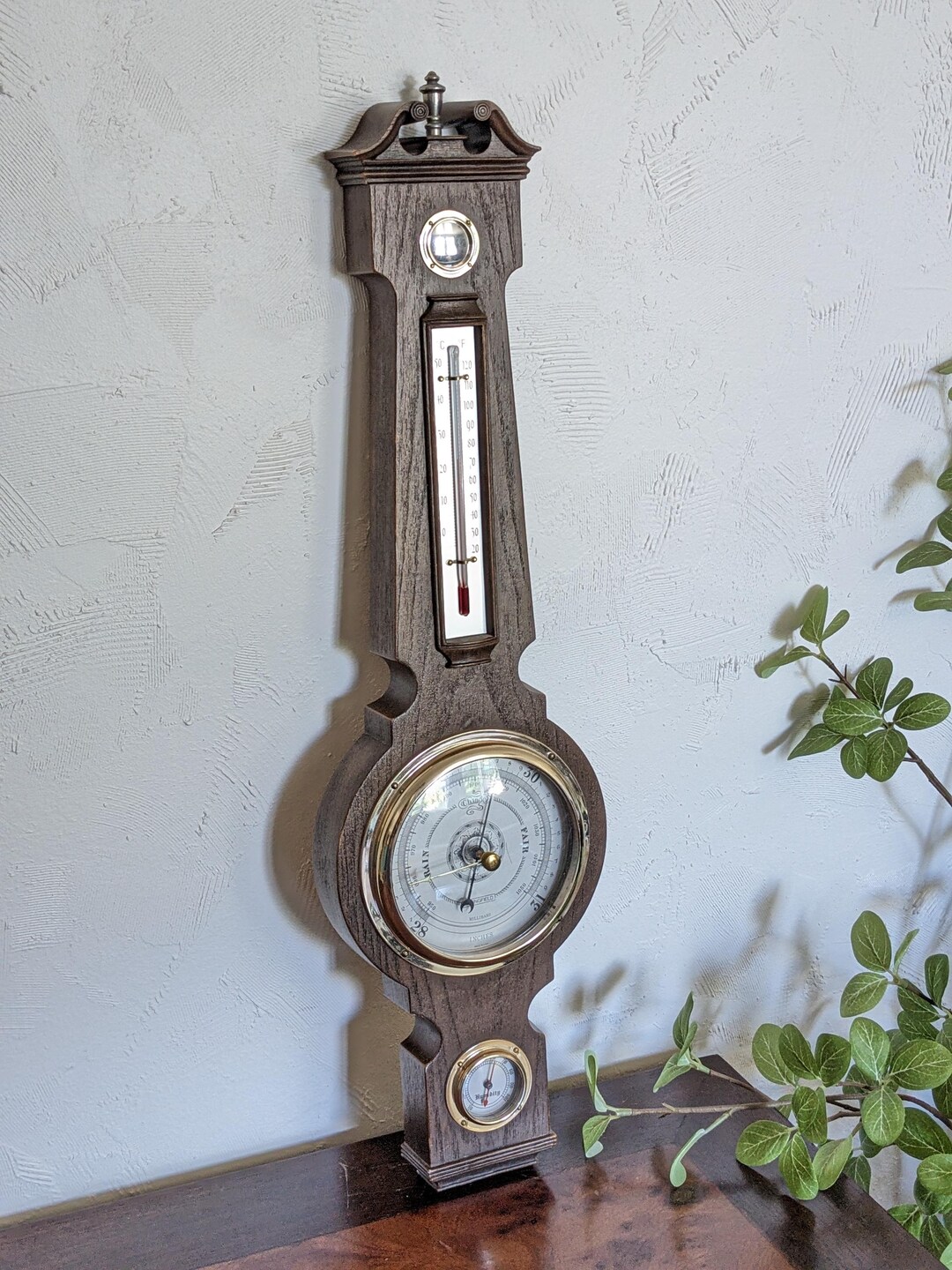Vintage Springfield Unique Guitar Shape Weather Station Barometer - Etsy