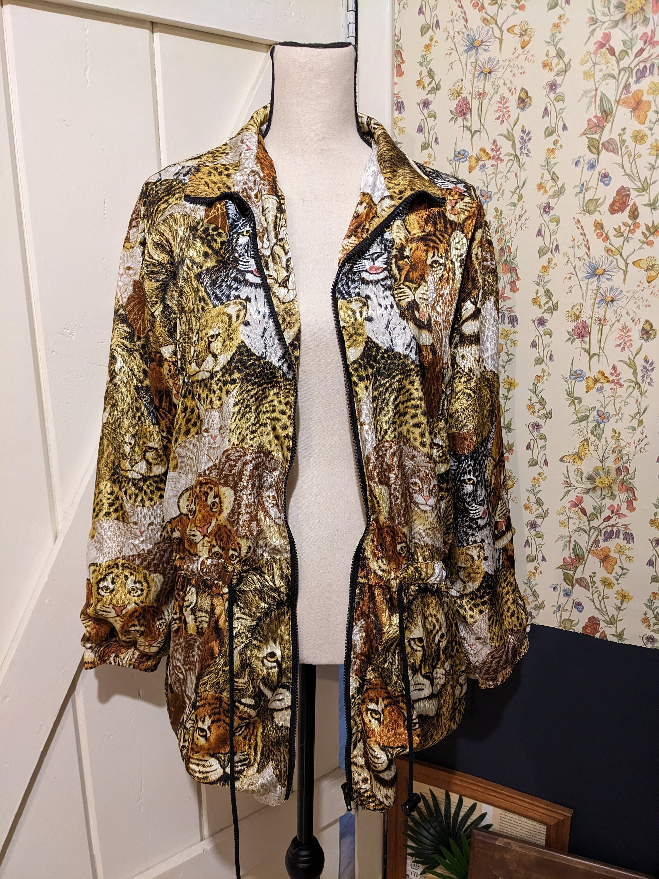 Vintage Tiger Big Cats Lightweight Jacket - Etsy