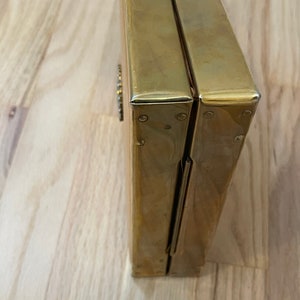 Vintage 1950s Tyrolean Gold Box Purse - Etsy