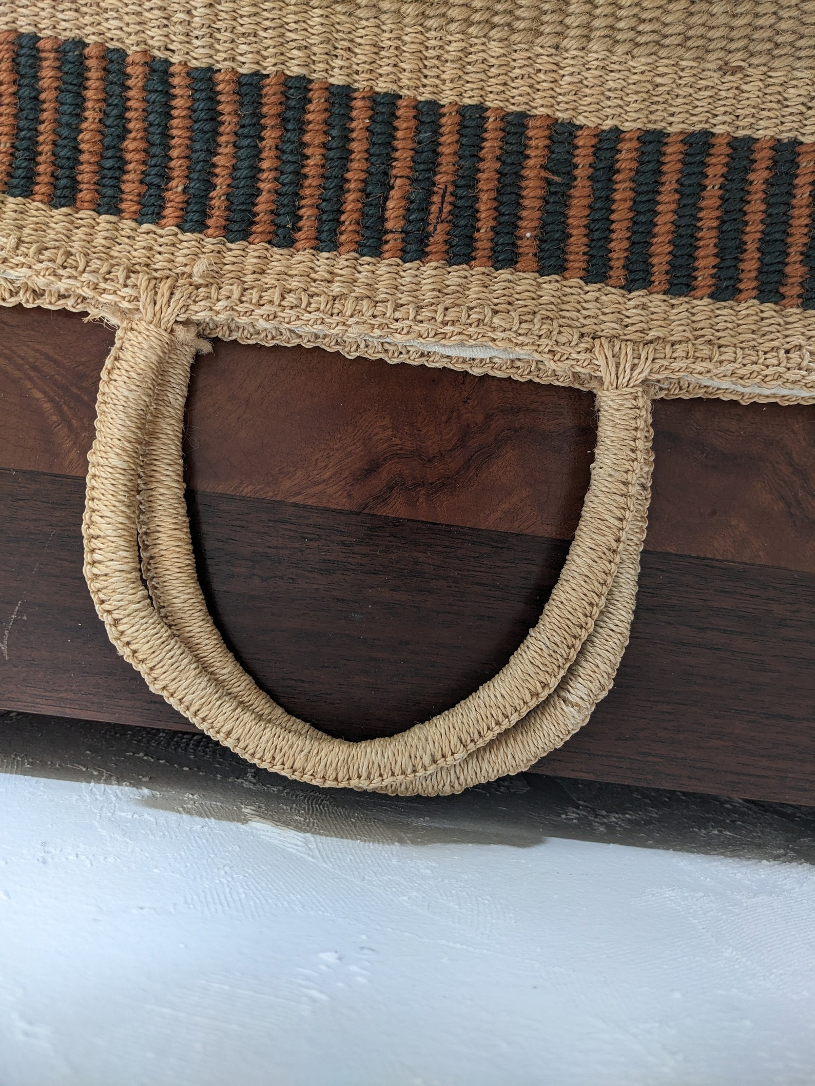 Vintage Handwoven Sisal Basket Purse - Etsy