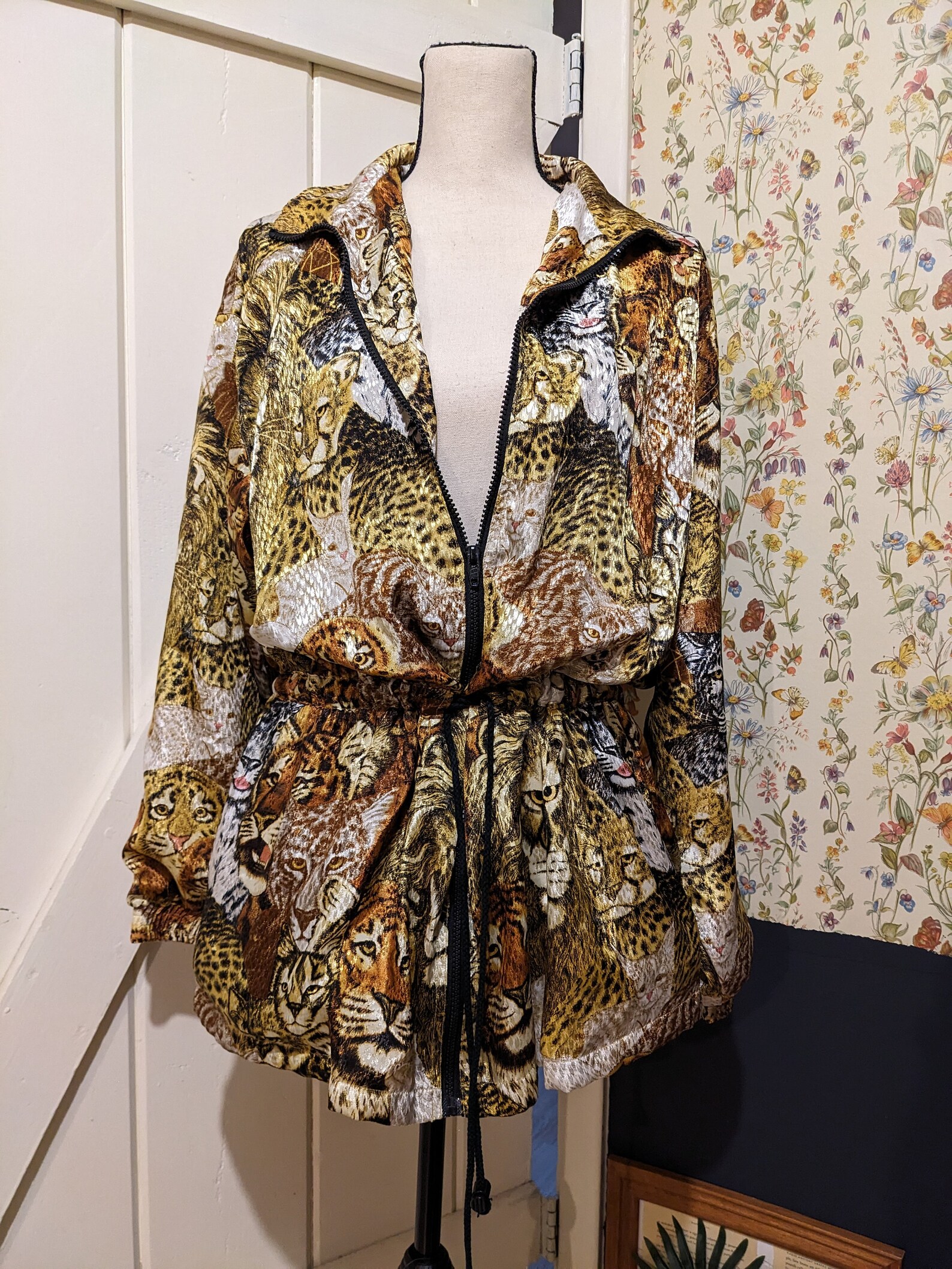 Vintage Tiger Big Cats Lightweight Jacket - Etsy