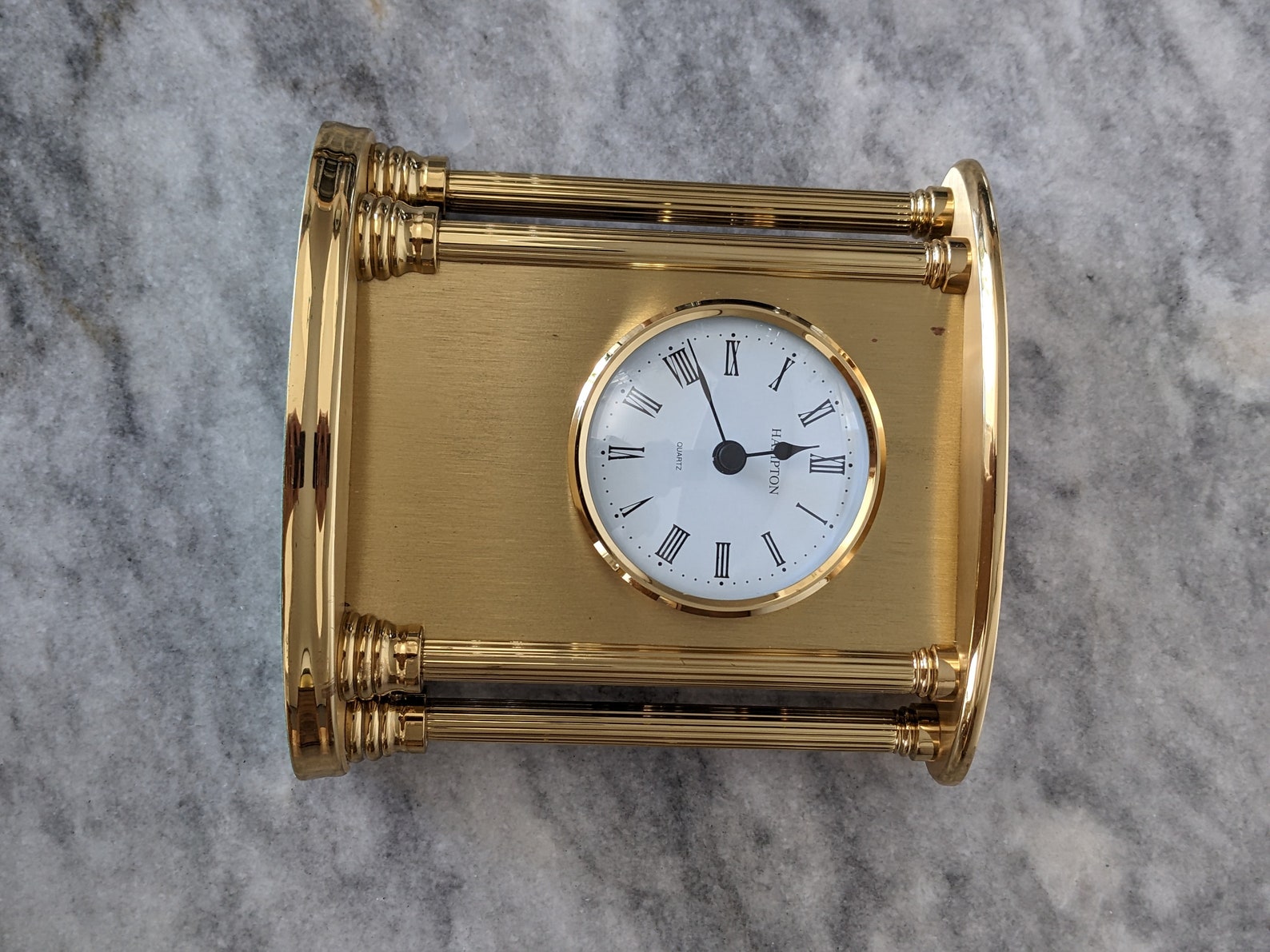 Hampton Quartz Vintage Mantle Clock - Etsy