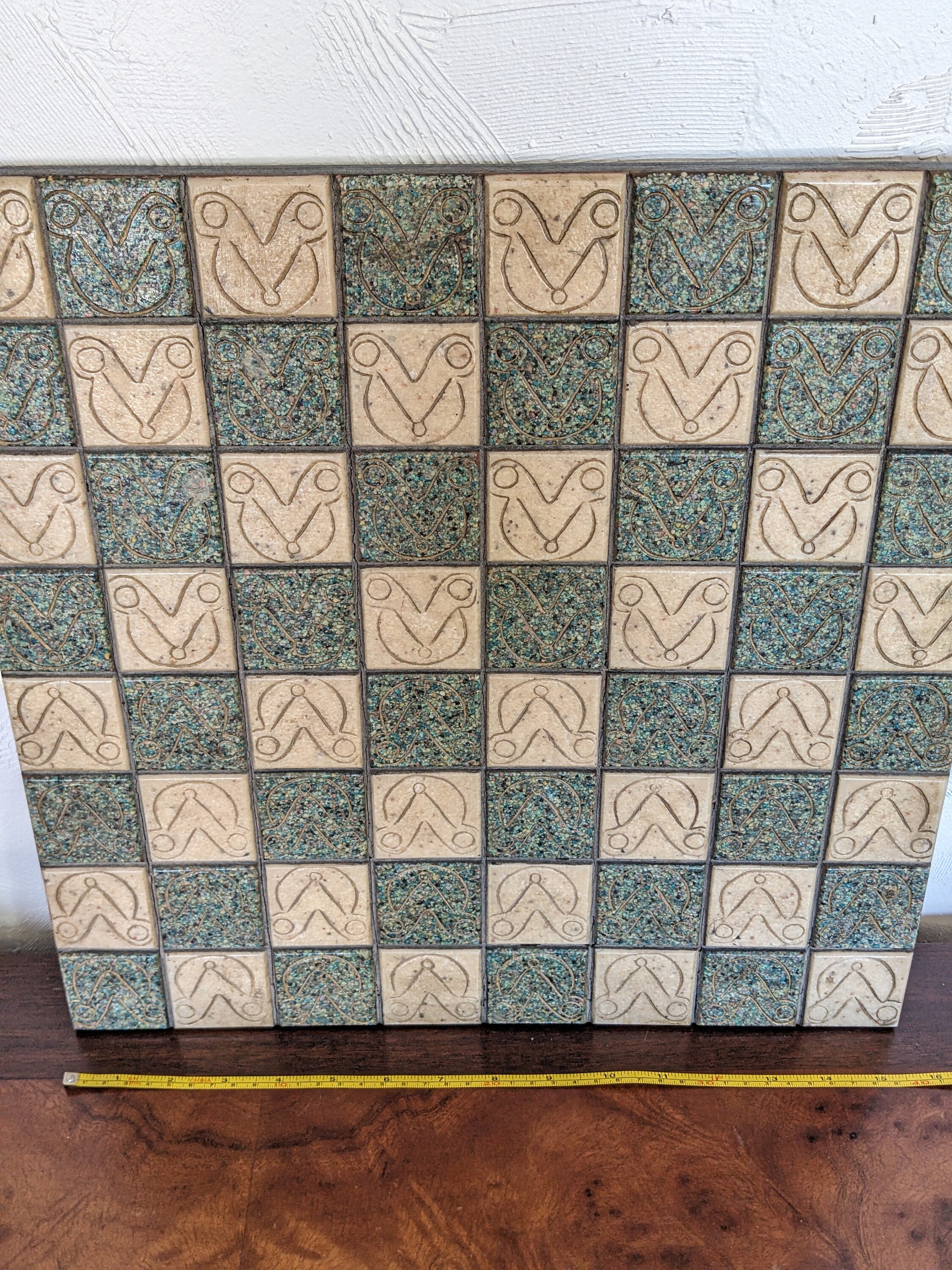 Vintage Aztec Mayan Tile Chess Board Only - Etsy