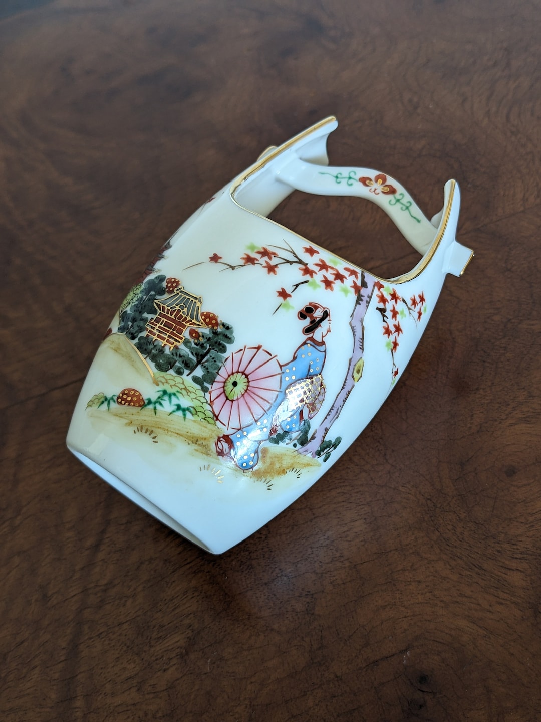 Kutani Kosen Japanese Glazed Porcelain Water Bucket One Geisha - Etsy