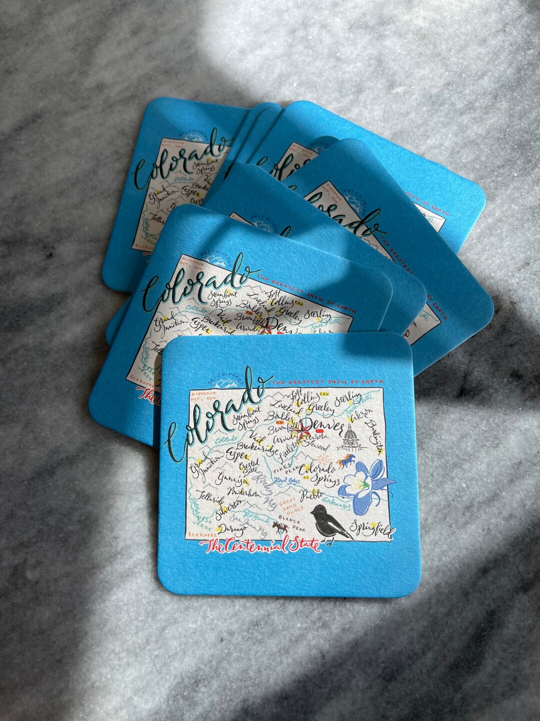 Colorado Coasters - Etsy