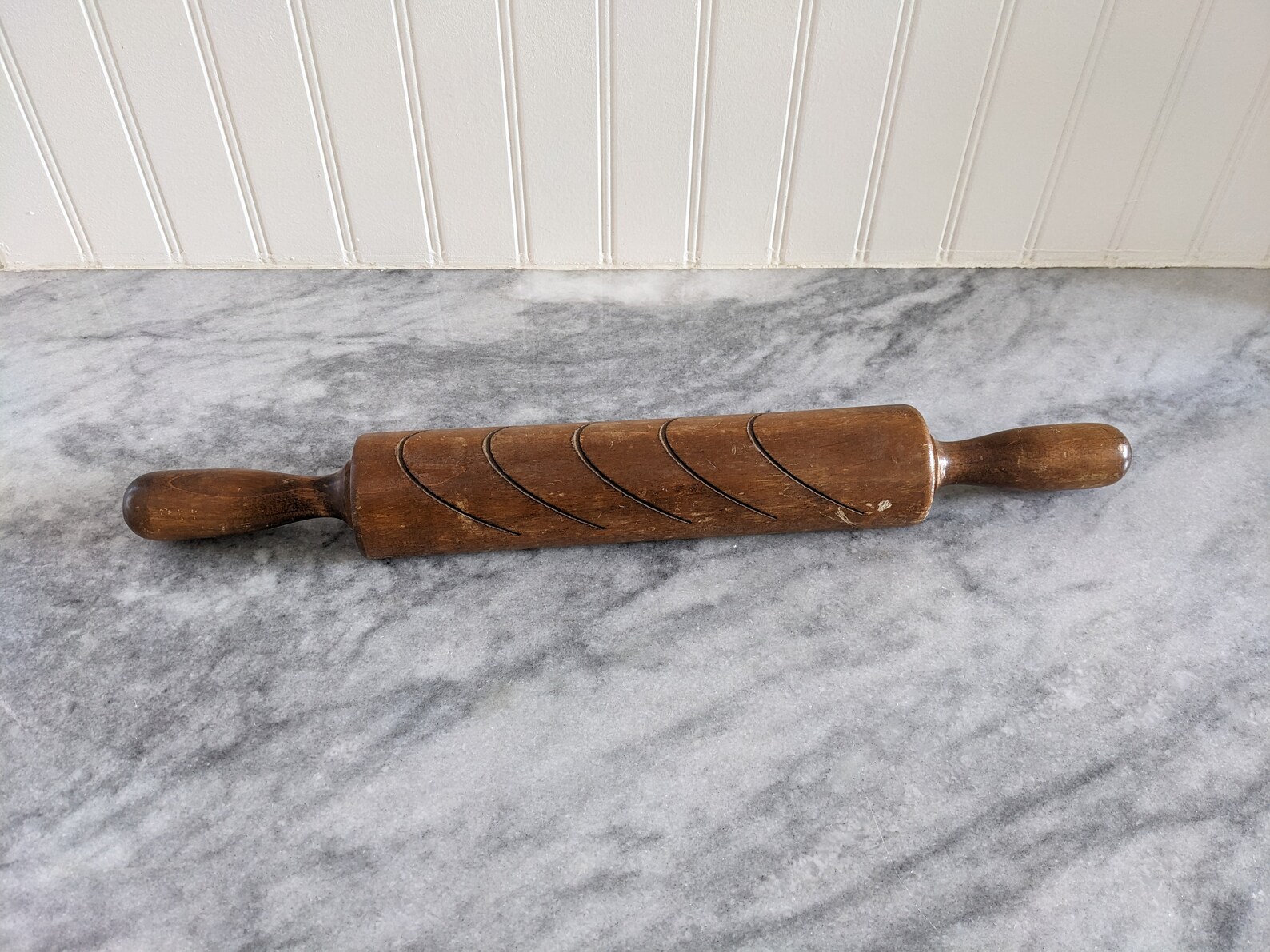 Vintage Rolling Pin Wall Decor Note Card Holder - Etsy