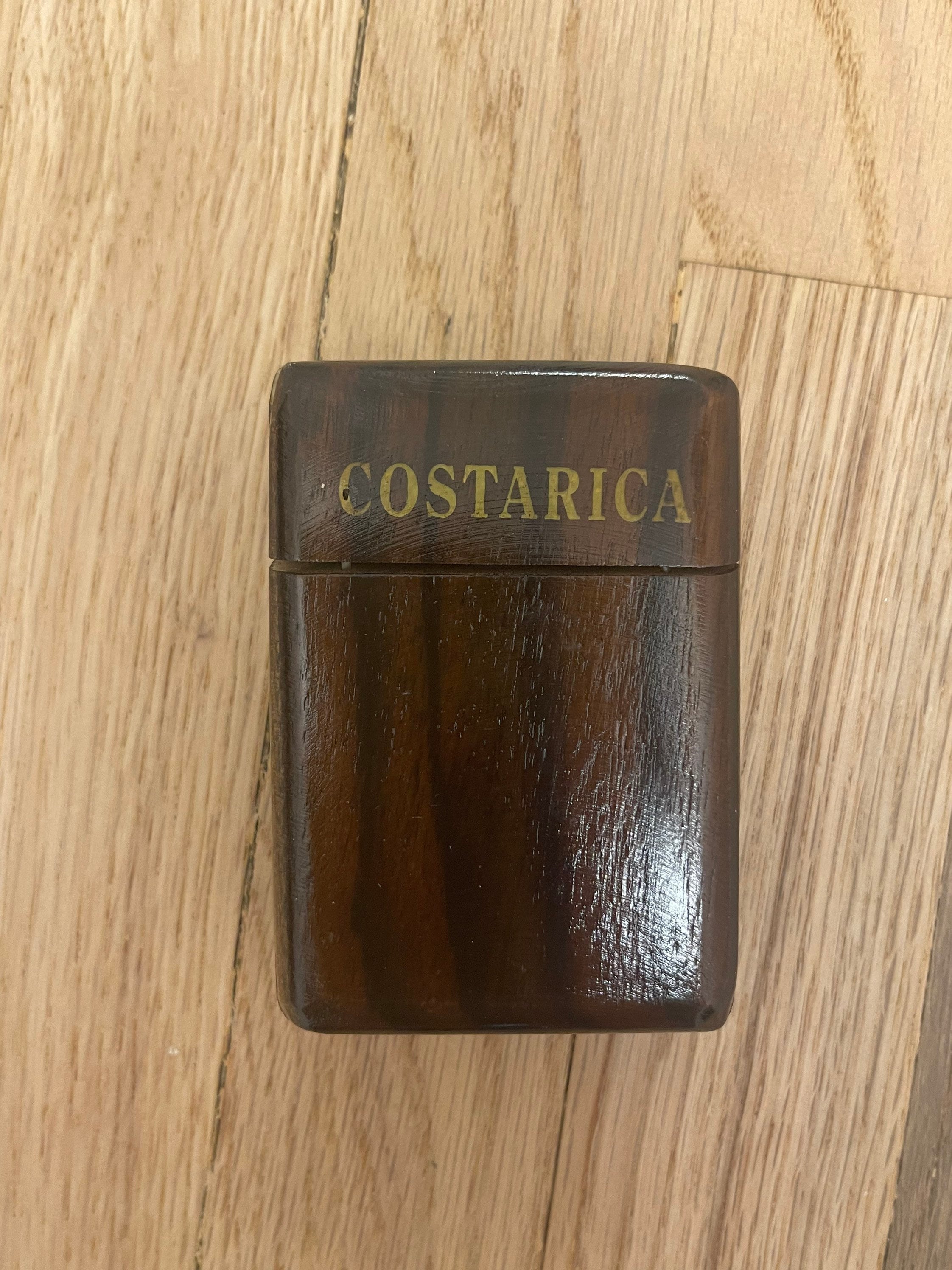 Costa Rica Wooden Cigarette Case - Etsy