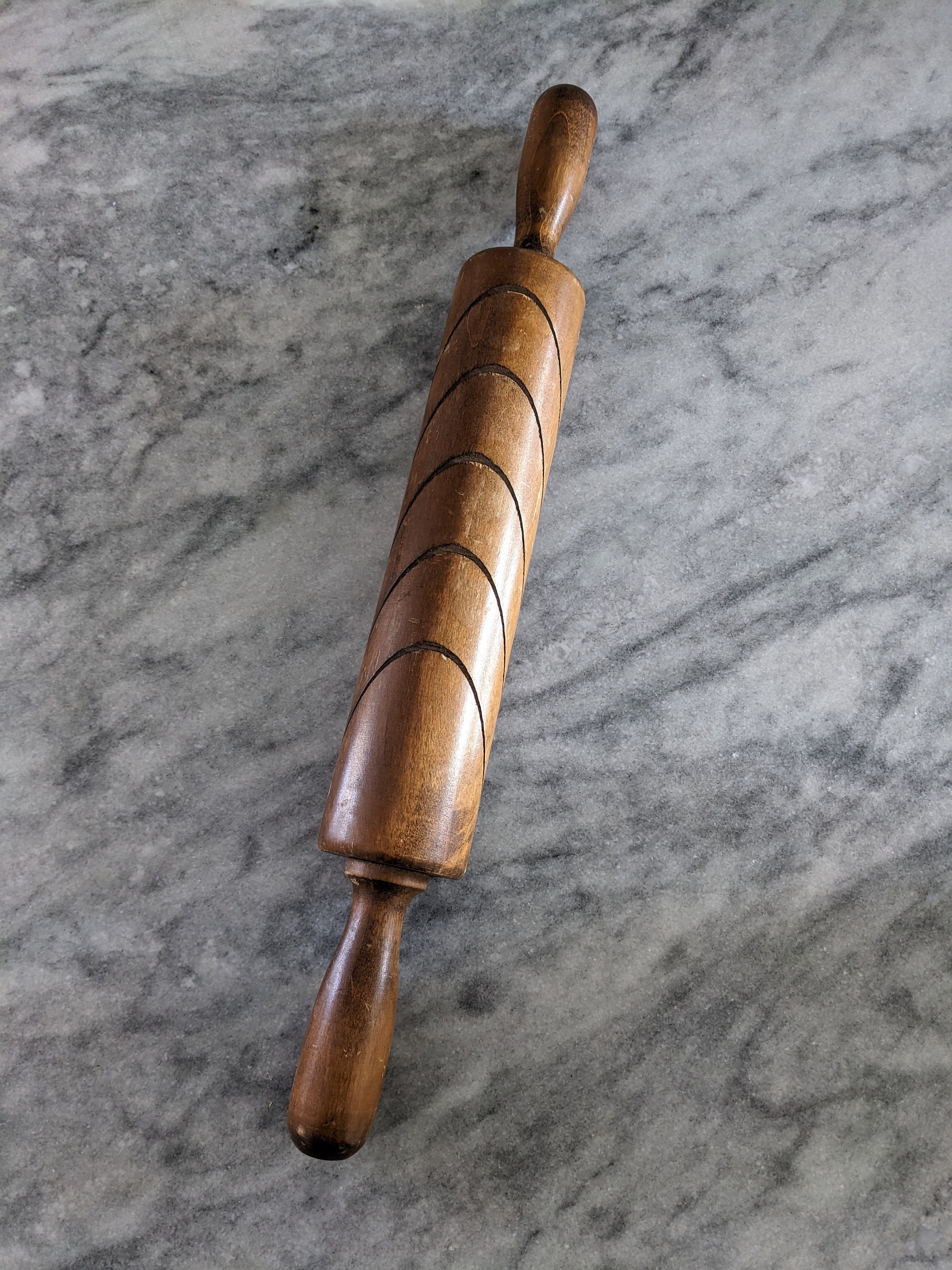 Vintage Rolling Pin Wall Decor Note Card Holder - Etsy