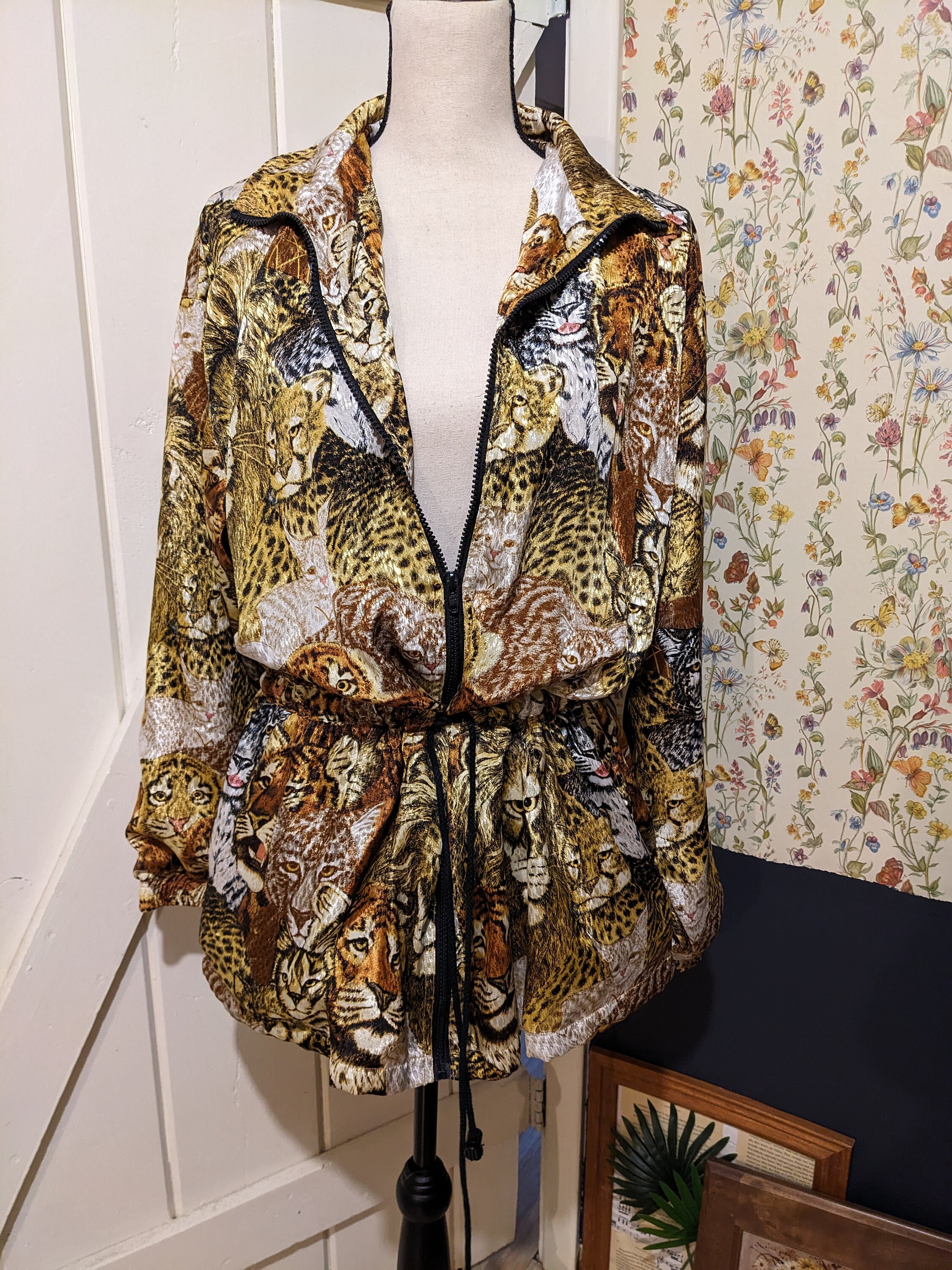 Vintage Tiger Big Cats Lightweight Jacket - Etsy