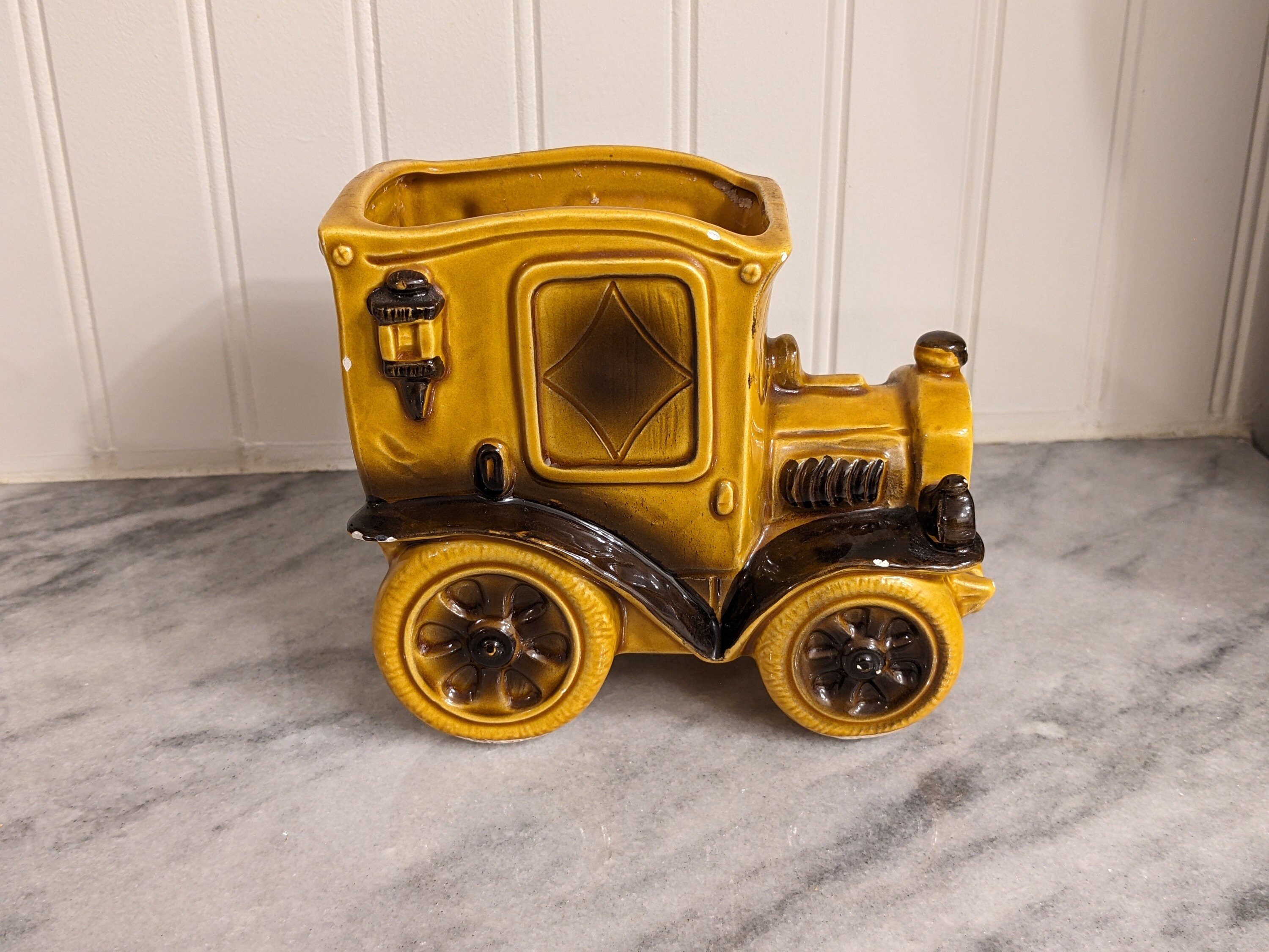 Vintage Model T Ceramic Car Planter - Etsy