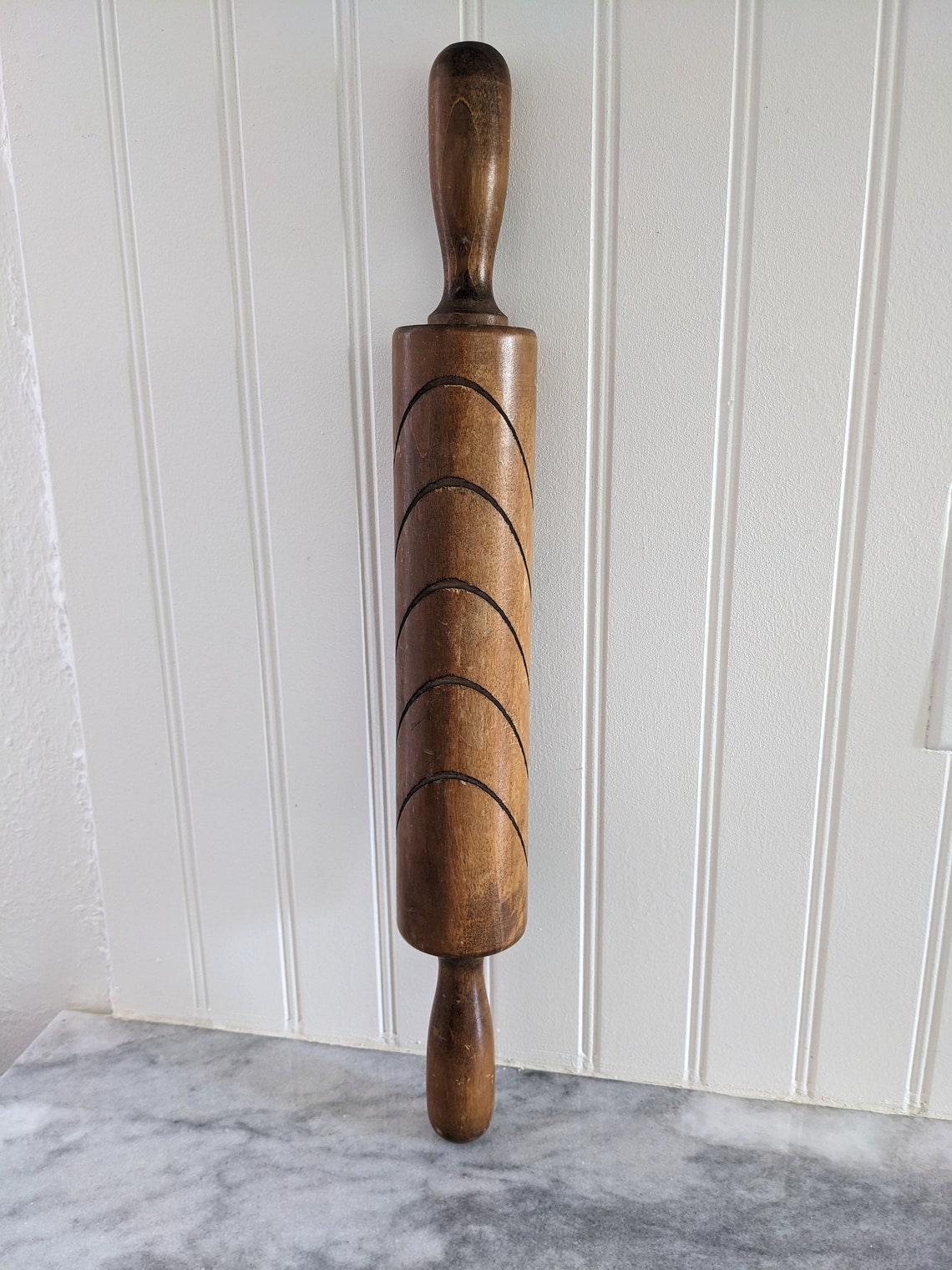 Vintage Rolling Pin Wall Decor Note Card Holder - Etsy